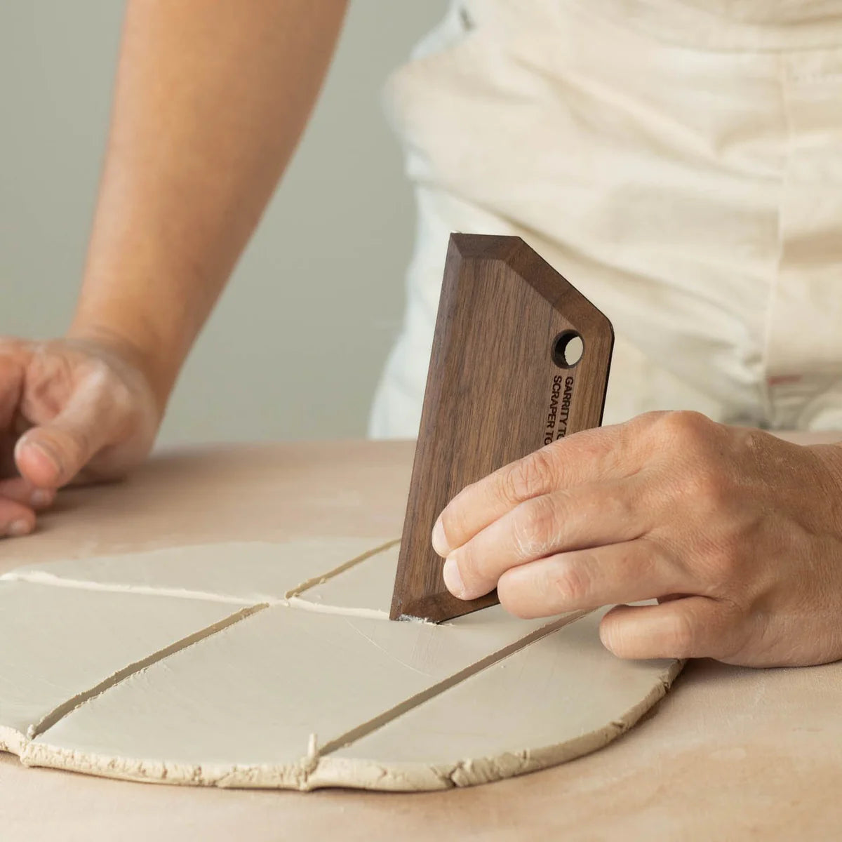 GARRITY WOOD SCRAPER TOOL – Euclids Pottery Store