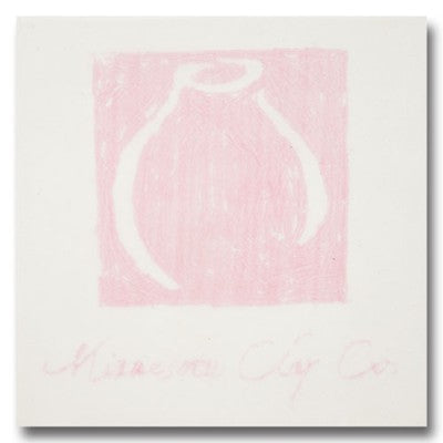 GRAFFITO PAPER- PINK 9 X 9" SHEET – Euclids Pottery Store