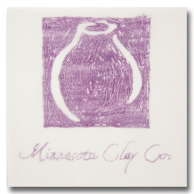 GRAFFITO PAPER- VIOLET 9 X 9" SHEET – Euclids Pottery Store