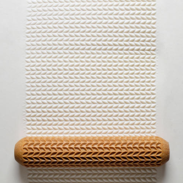 MKM BIG HAND ROLLER - KNIT STITCH (BHR-171) – Euclids Pottery Store