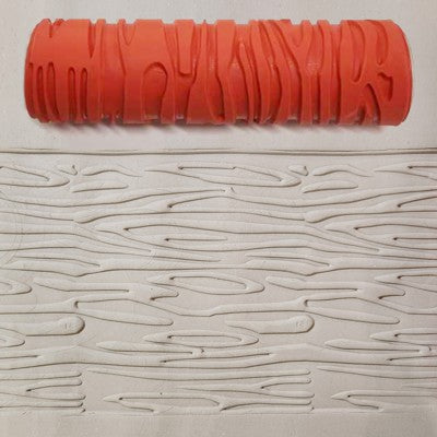 LOONIE ROLLER FOR CLAY - WOOD GRAIN PATTERN – Euclids Pottery Store